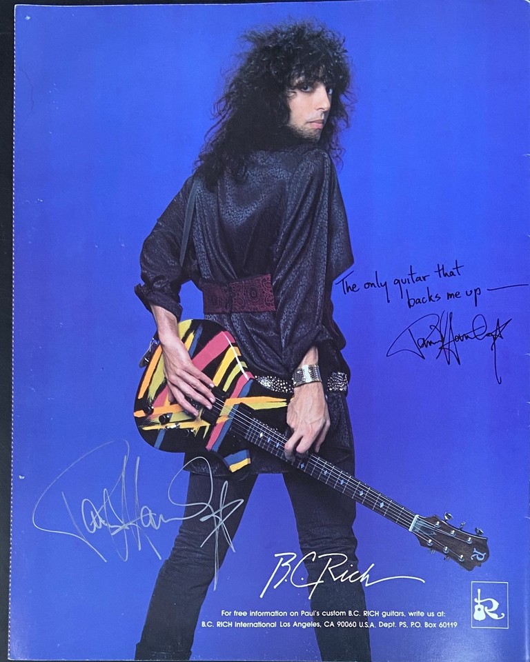 KISS Autographed Signed Asylum Tour Concert Program PAUL STANLEY ERIC ...