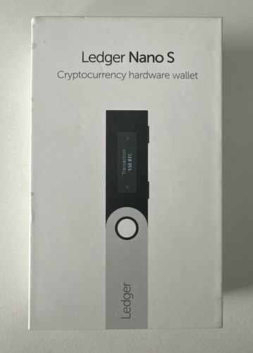 Ledger Nano S Cryptocurrency Bitcoin Hardware Wallet - Matte Black | eBay