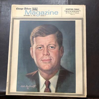 Chicago Tribune Magazine Sunday Newspaper September 12, 1965 - John F ...