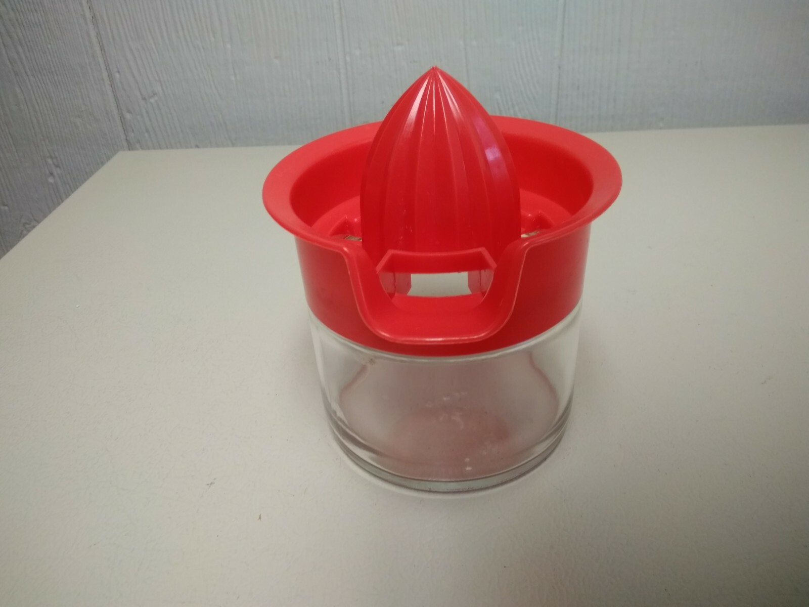 VTG Juicer Orange Lemon Citrus Squeezer Jar Glass design | eBay