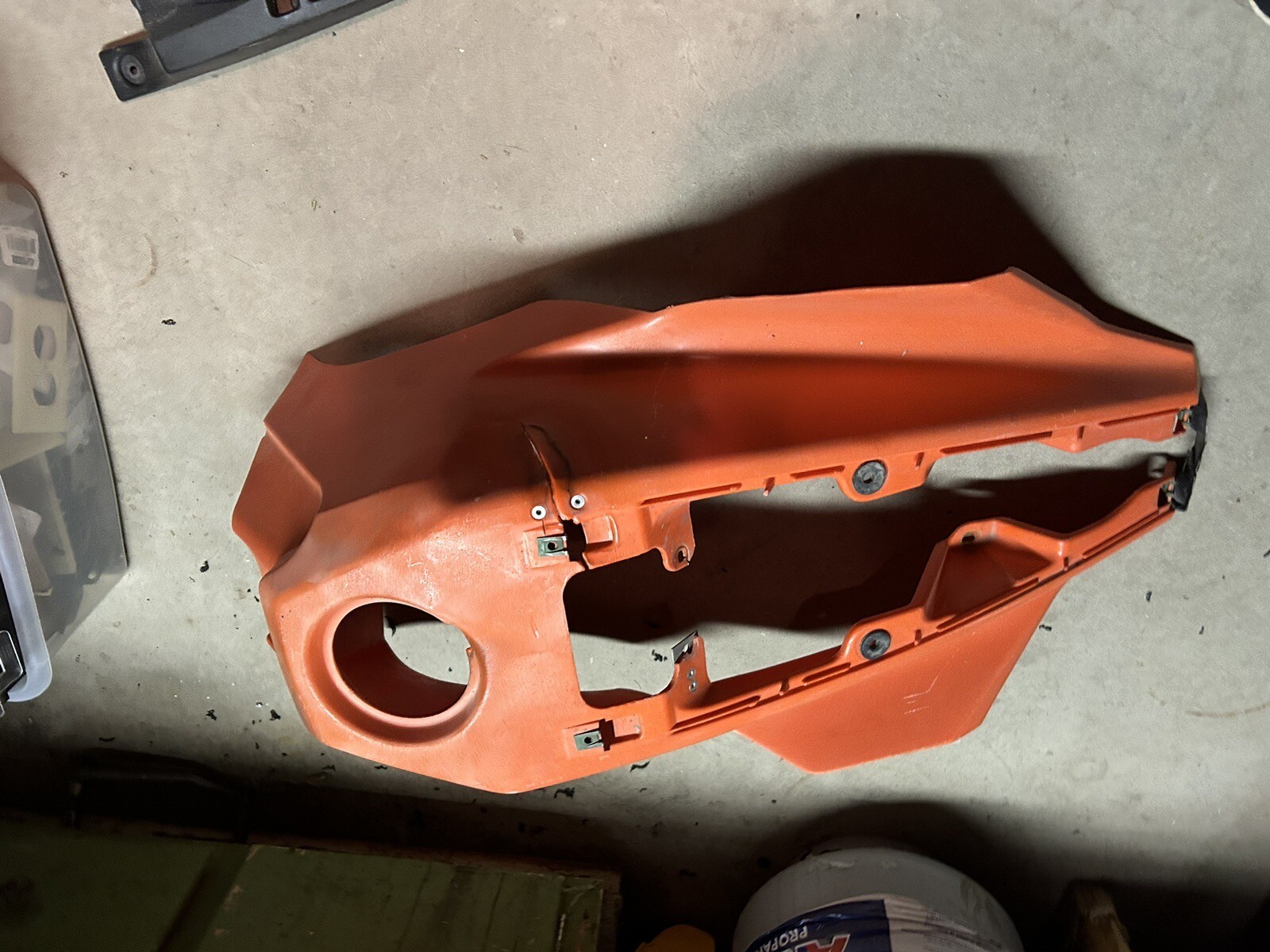 USED SUZUKI LT230S LT230E LT230 ORANGE PLASTIC FRONT FENDER PLASTIC | eBay