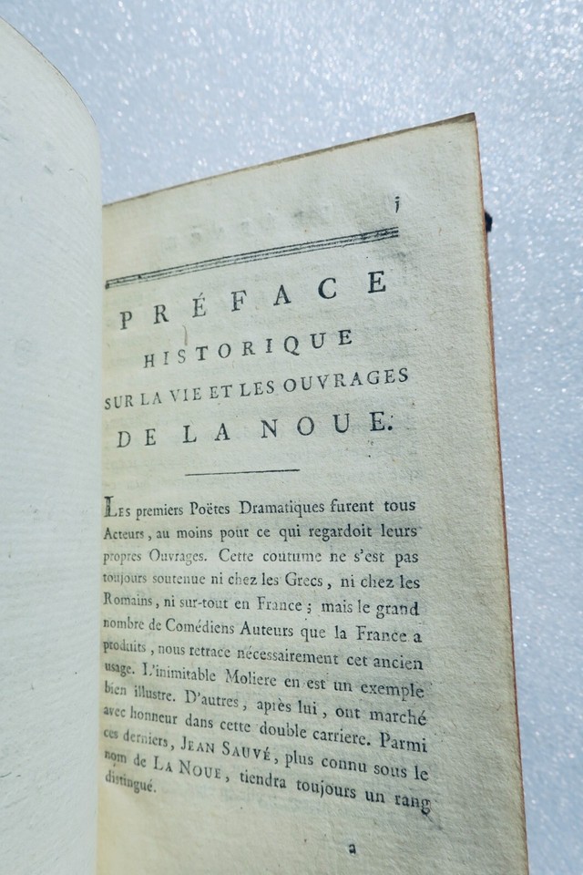 Scelta Di Opere Teatrali Di La Noue 1787 | eBay