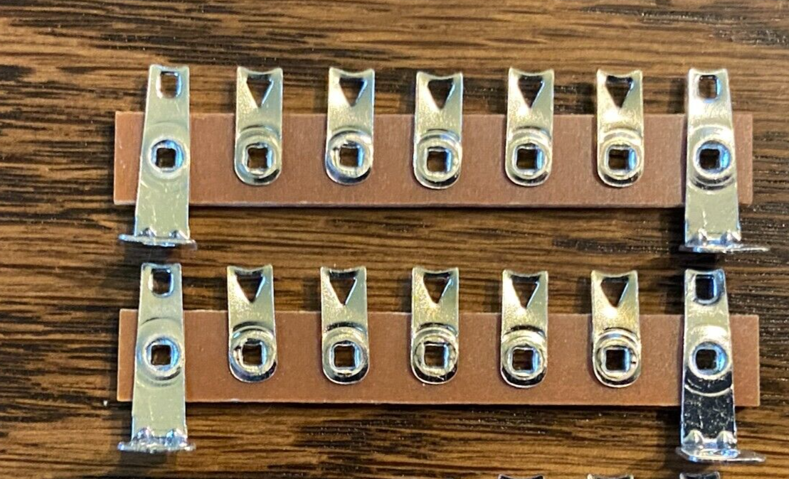 Lot of 2 New 7-Lug Phenolic Terminal Strips with Solder Lugs for Tube ...