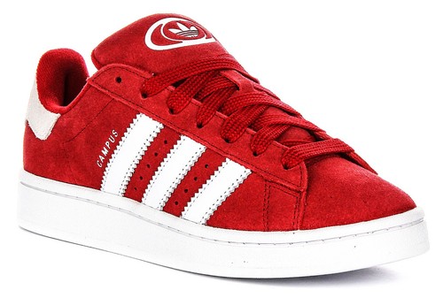 Adidas Campus 00S J 3 Bandes Retro Baskets Unisex Rouge Blanc UK 3 - 7 ...