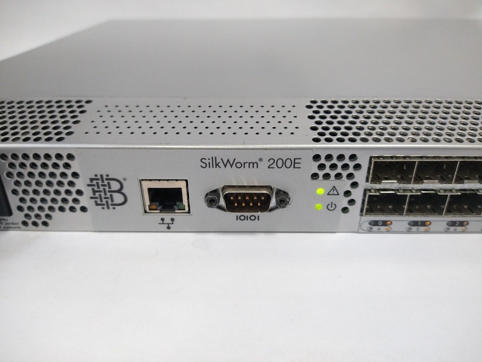 SilkWorm 200E FC Fibre Channel SAN Switch Brocade 16 Active Ports XDL-210E-R000 | eBay Australia