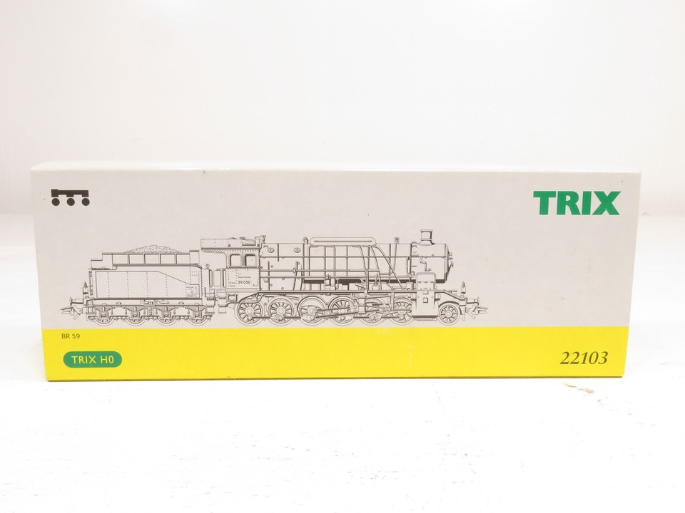 Trix 22103 HO Scale Steam loco DB German Federal 2-12-0 BR 59 Steam ...