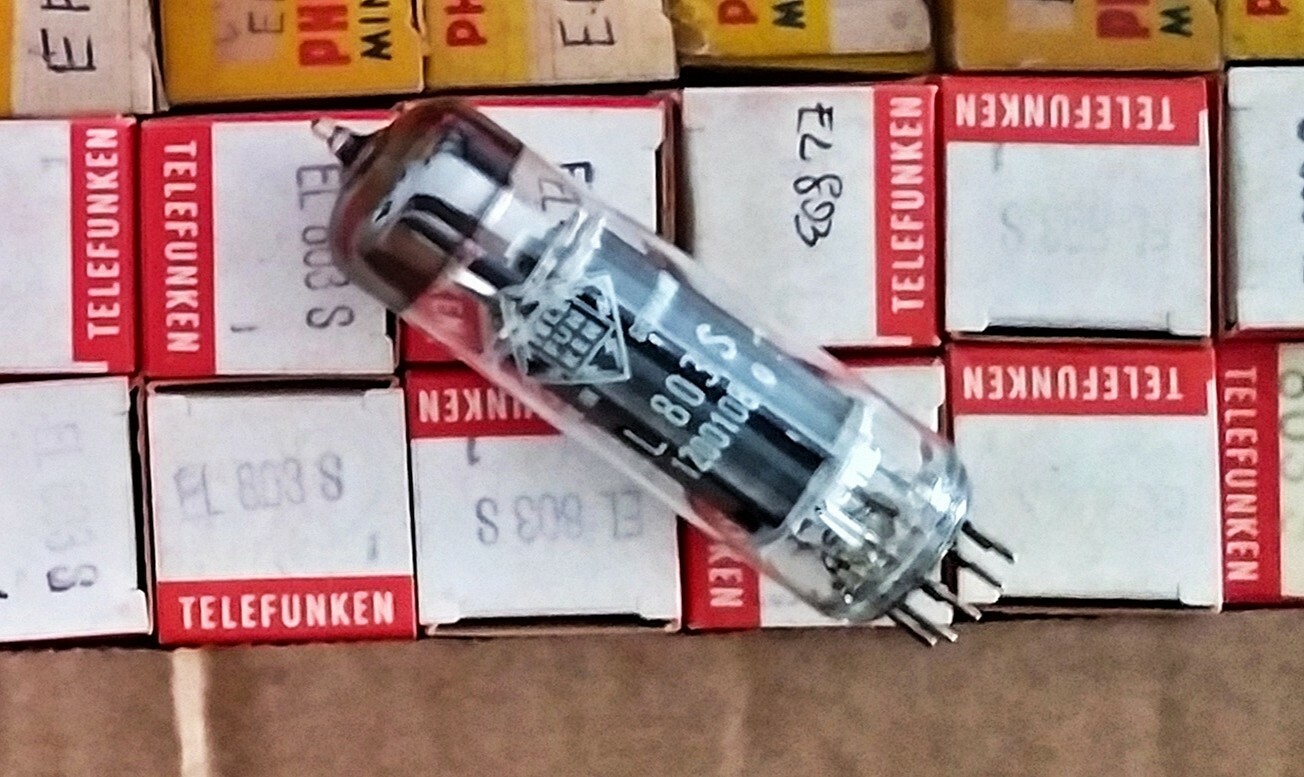 4x EL803S TELEFUNKEN NOS NIB tube röhre 진공관 真空管 valve amplifier ...