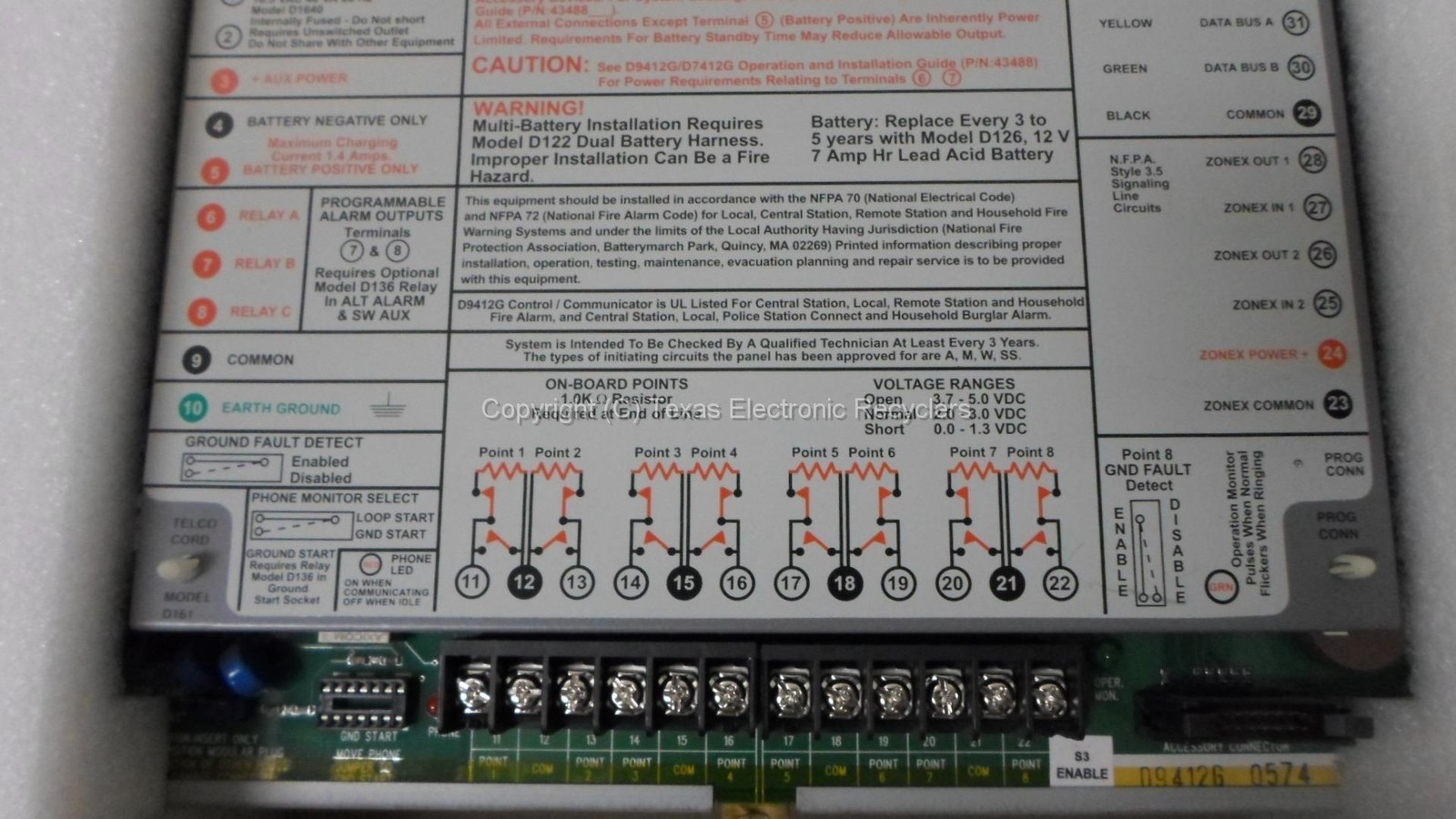 Bosch D9412G Digital Alarm Communicator Transmitter | eBay