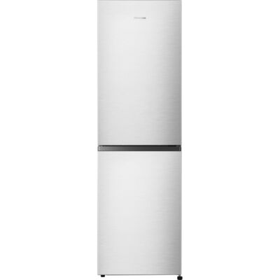 Hisense RB327N4BCE 55cm Free Standing Fridge Freezer Stainless Steel E ...
