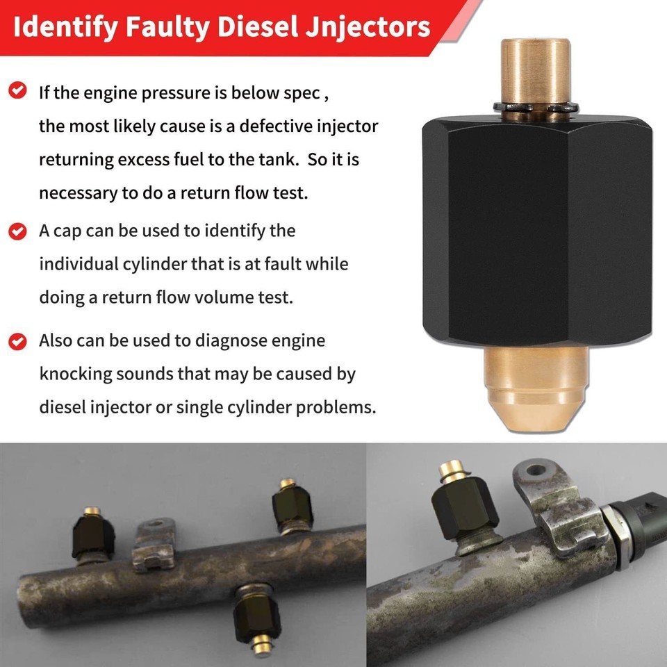 Fuel Rail Block Off Cap for Dodge Ram 6.7L Cummins 6.6L Duramax GMC ...