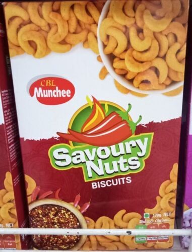 Brand New CBL Munchee Savoury Nuts Biscuits 170g Crispy Taste Tea ...