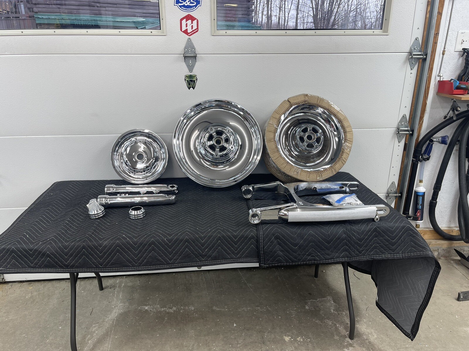 Vrod, V rod, Vrsc, Vrsca Chrome Wheels, Pulley, Swingarm, Sliders ...