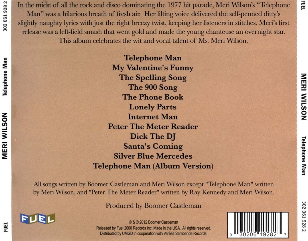 MERI WILSON - TELEPHONE MAN * NEW CD 30206192827| eBay