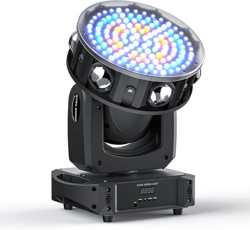 180W Strobe Beam Wash Zoom Effect Light - 3-Axis - DMX Sound Activated ...
