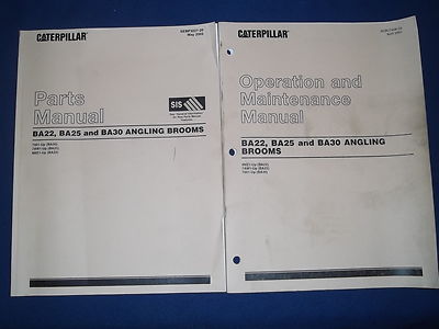 CAT CATERPILLAR BA22 BA25 BA30 ANGLING BROOM PARTS OPERATION ...