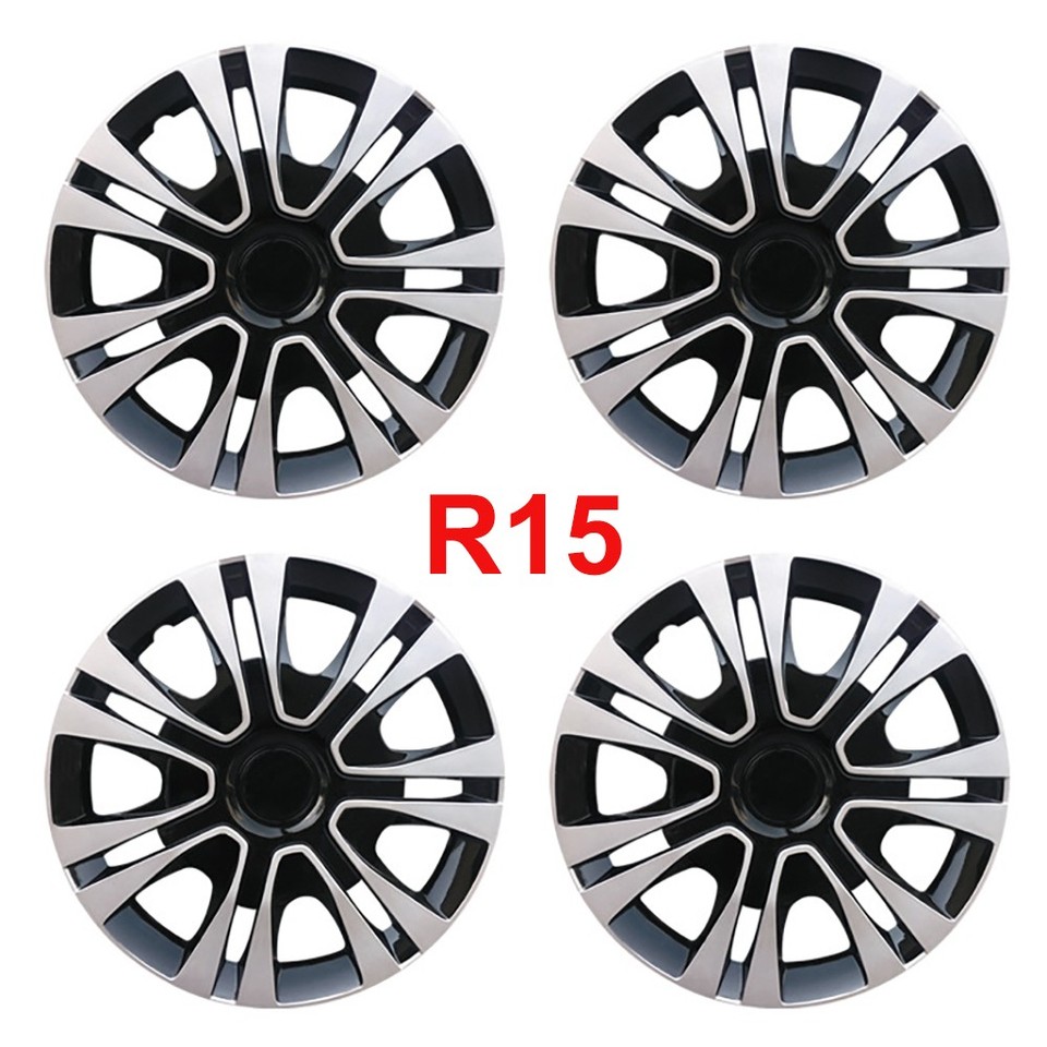4X 16" Inch Wheel Covers Snap On Full Hub Caps Fit for R15/R16 Tire ...