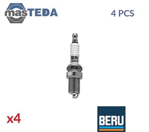Z72 ENGINE SPARK PLUG SET PLUGS BERU 4PCS FOR RENAULT CLIO I 1.2 BCS572 ...
