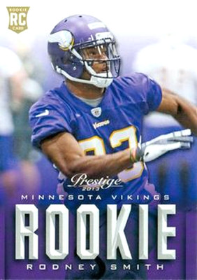 2013 Prestige #281 Rodney Smith RC Minnesota Vikings | eBay