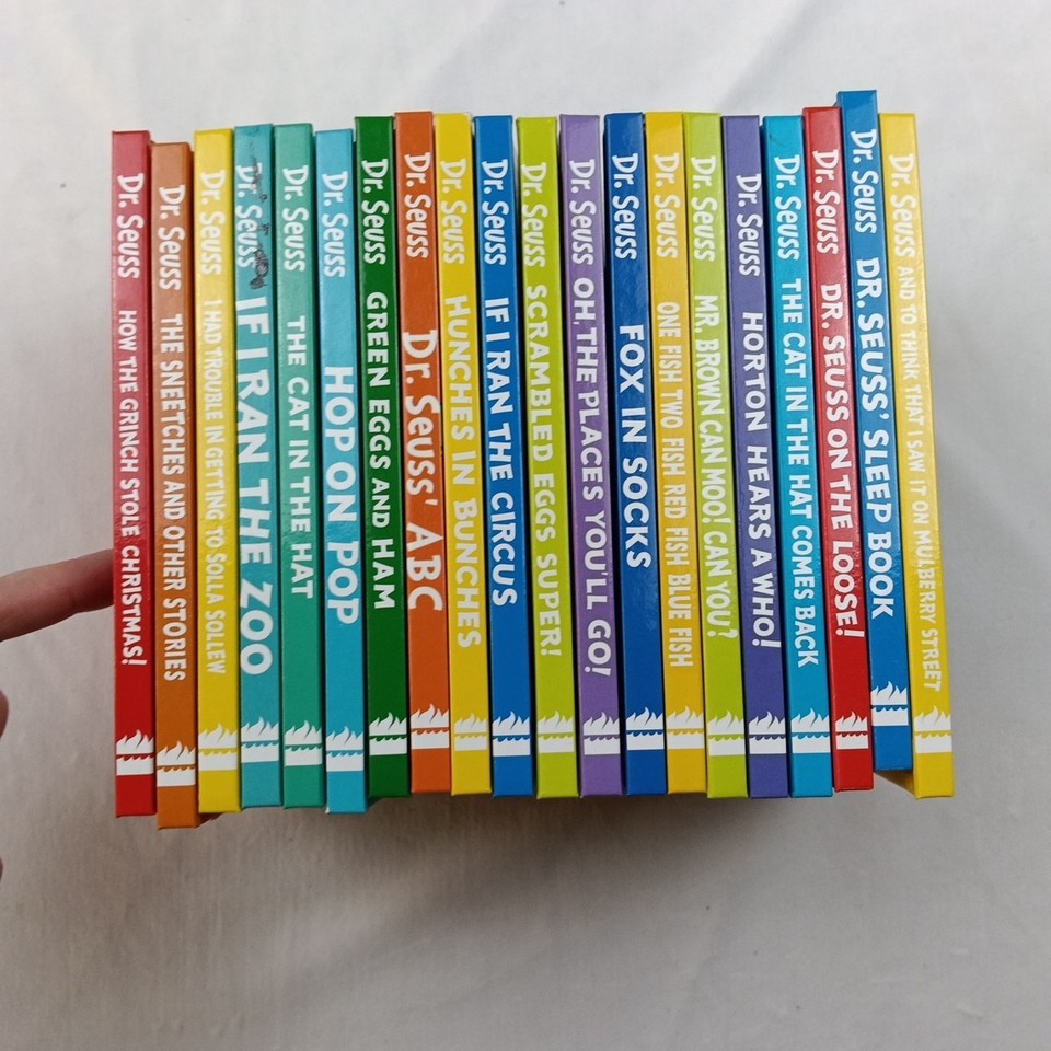 20 Mini Dr Seuss Hardcover Books Lot Set Bundle Cat in the Hat Fox in ...