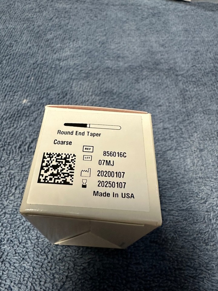 Premier Dental 8560 18C Solo Round End Taper Coarse FG Diamond Burs 25 ...