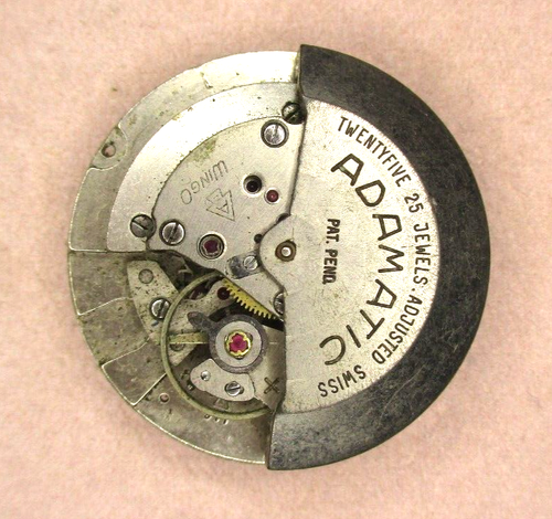 Adamatic 25 Jewels wristwatch swiss made movement cal 911, for parts | eBay