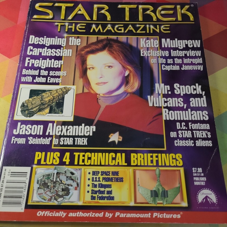 Star Trek The Magazine Number 2, Issue June 1999 Feat. Patrick Stewart ...