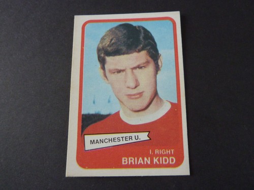 Brian Kidd A&BC Yellow Backed Football Card from 1968 - VGC! - No 86 ...
