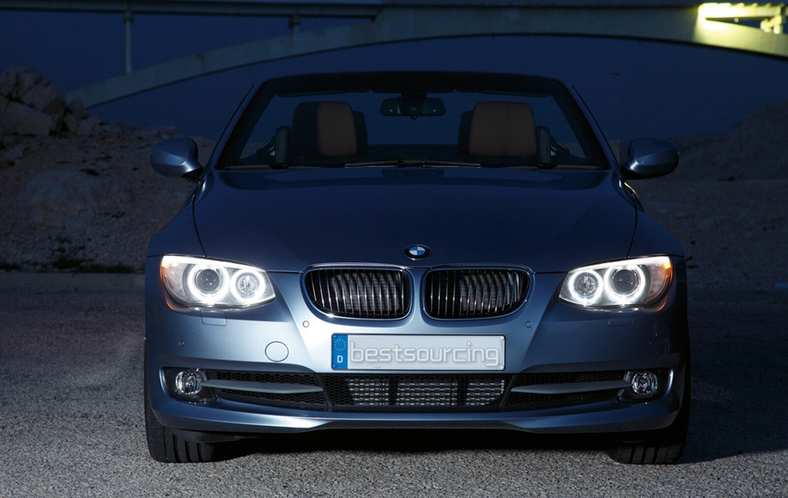 2X 80W LED Angel Eyes Für BMW E39 E60 E61 E63 E64 E65 E87 Xenon Weiss Standlicht | eBay.de