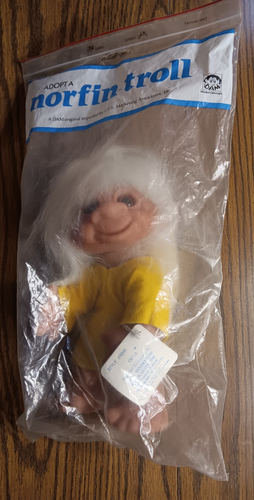 1977 Norfin Troll 9" Olga Doll New In Bag #6045 RARE | eBay