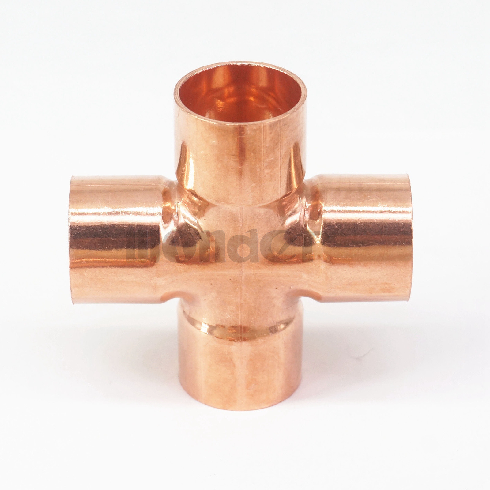 22mm ID Copper End Feed Equal Cross 4 Way Pipe Fitting For Gas Water ...