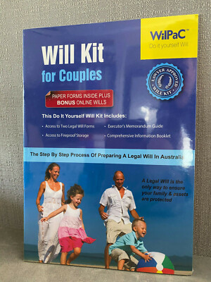 New Sealed WilPac Do It Yourself Will Couples Pack Lawyer Approved for ...