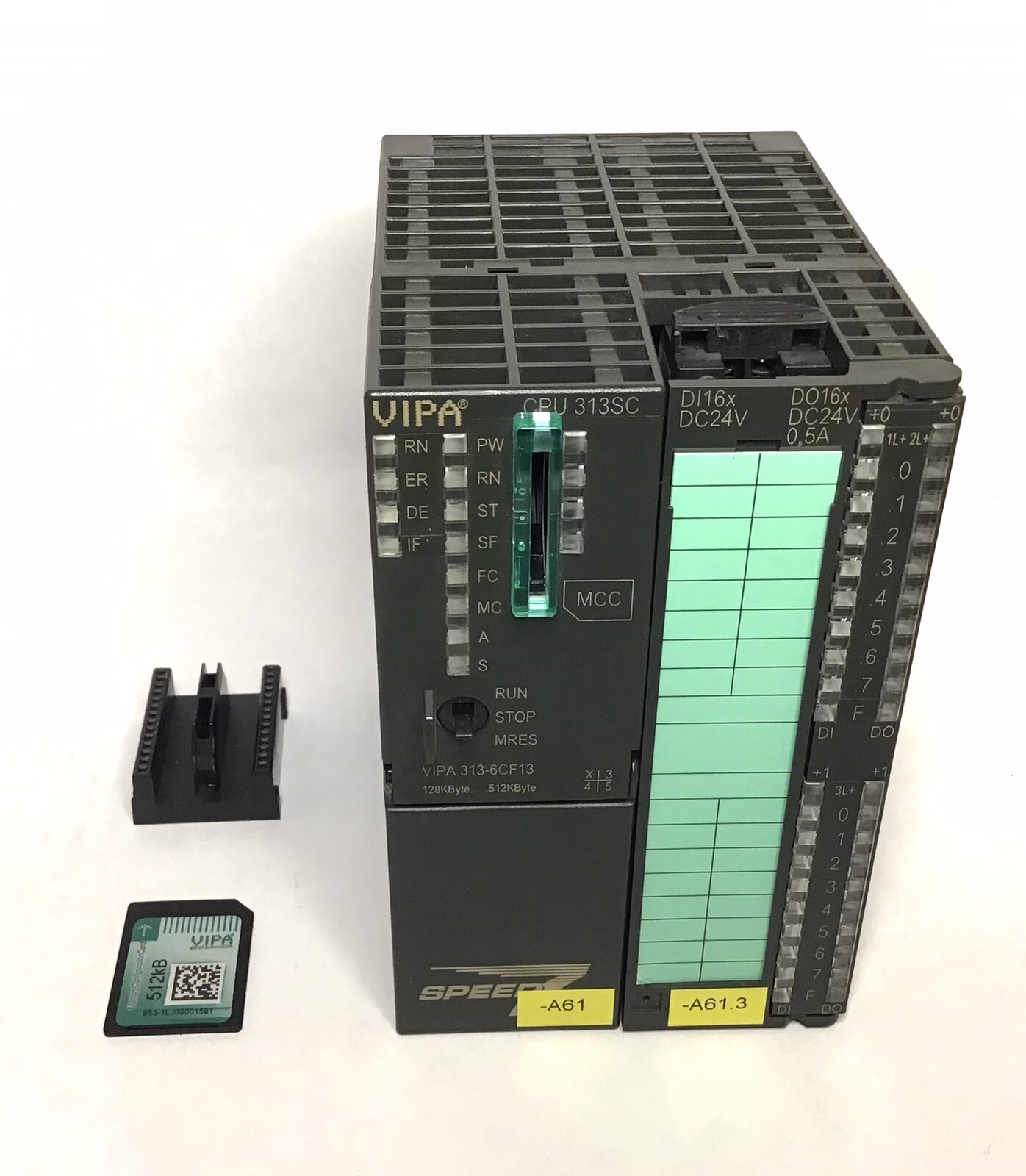 VIPA PLC Module CPU 313-6CF13 & 953-1LJ00 MMC Memory card, Great ...