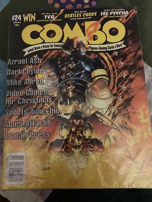 Combo Magazine January 1997 #24 Comics, Non-Sport Cards,Action Figures ...