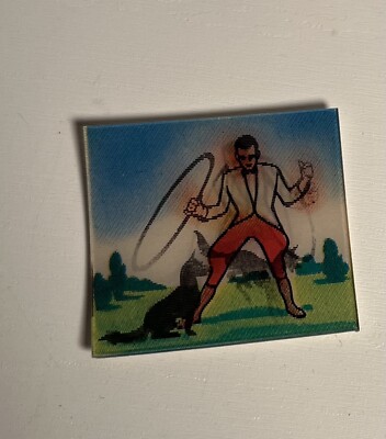 Vhtg Cracker Jack Cowboy Roping Vari Vue USA Flicker Tilt Card ...
