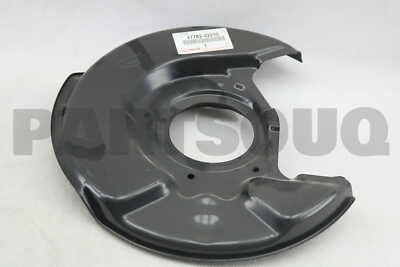 4778242010 Genuine Toyota COVER, DISC BRAKE DUST, FRONT LH 47782-42010 ...