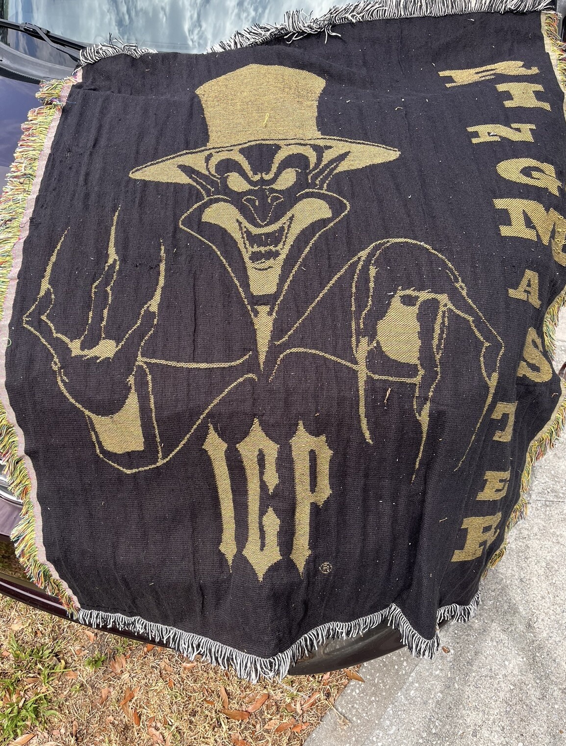 Insane Clown Posse Ringmaster Afghan Throw Blanket ICP Juggalo Bed ...