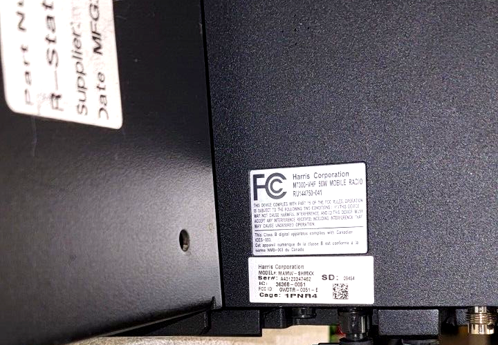 VHF L3 Harris M7300 MAMW-SHMXX RU144750-041 VHF mid power complete | eBay