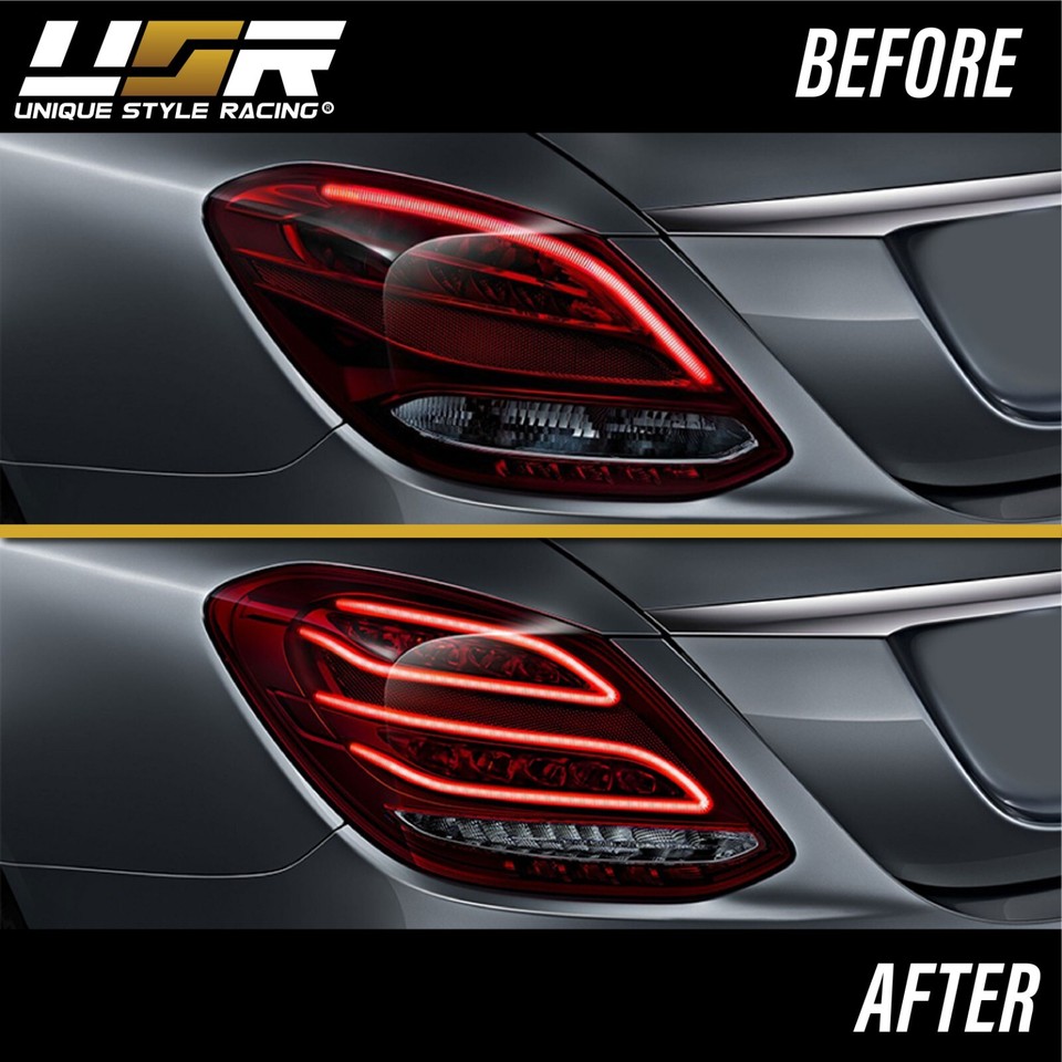 DEPO Plug n Play AMG C63 FULL LED Bar Tail Light For 2015+ Mercedes C ...