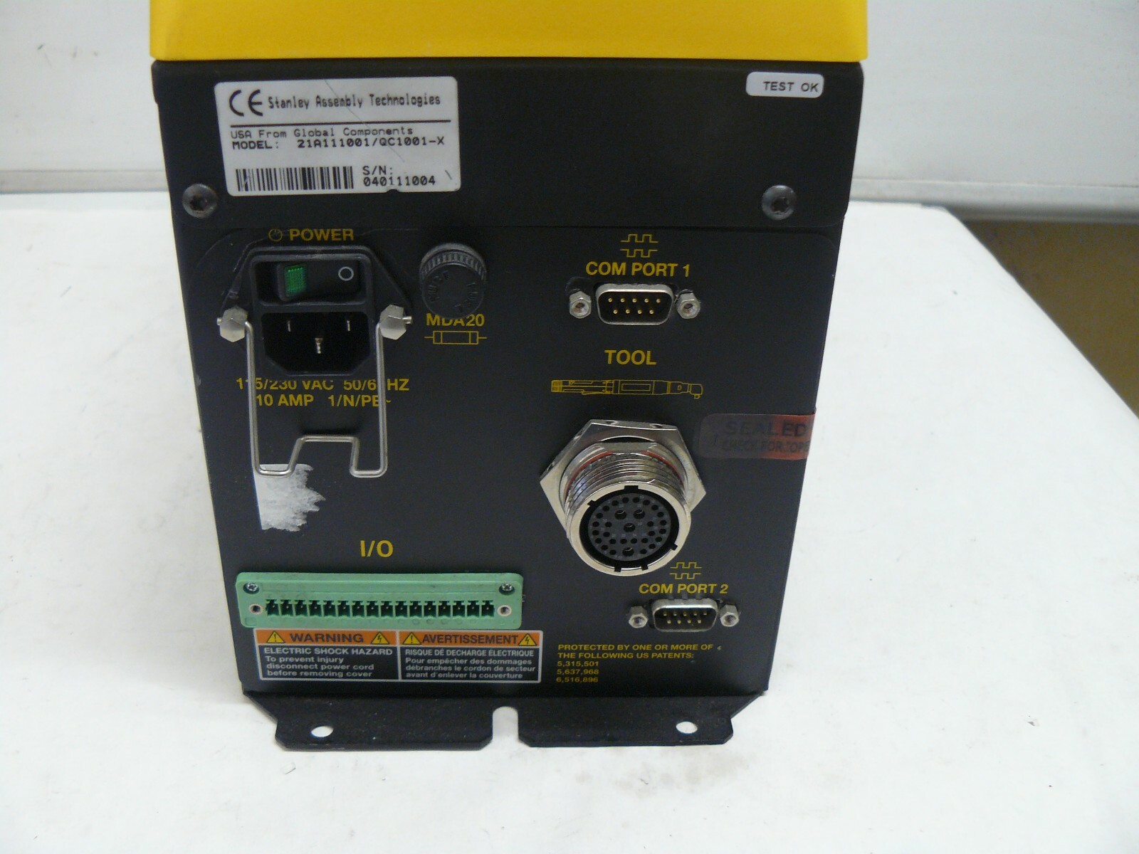 Stanley 21A111001/QC1001-X QMP controller screwdriver torque controller ...