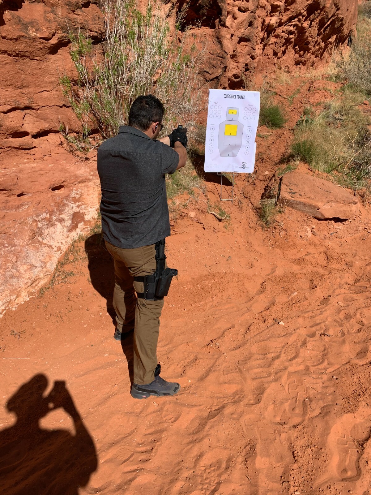 25 Paper Shooting Targets for Gun Range Rifle Pistol Consistency ...