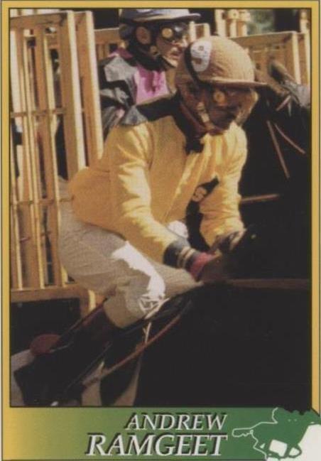 1993 Horse Star Jockey Star Cards - Andrew Ramgeet #136 for sale online ...