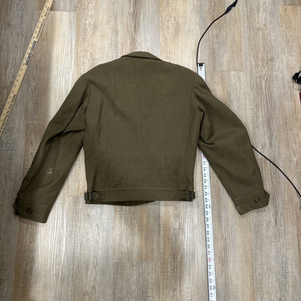 WW2 US Army 71st Infantry Division Cavalry Ike Jacket Uniform German ...