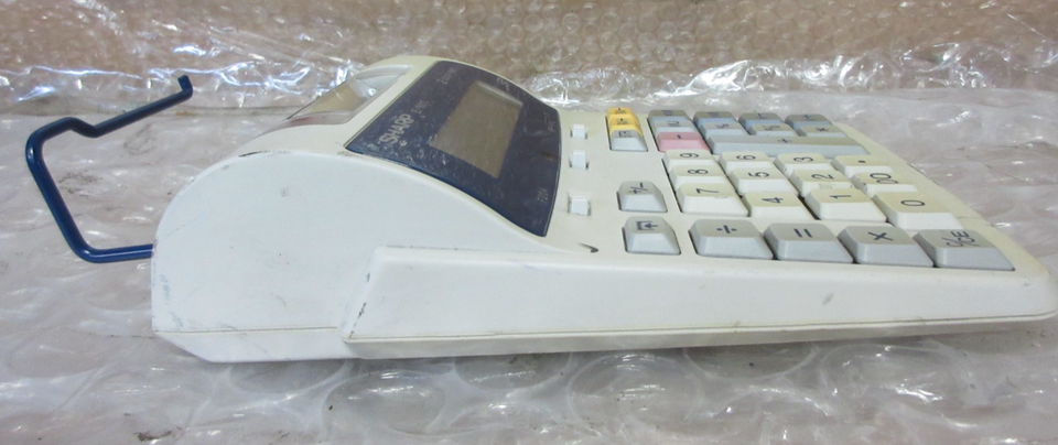 Sharp EL-1801C Portable 12-Digit 2-Color Printer Calculator | eBay