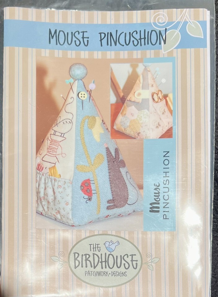 The Birdhouse Mouse Pin Cushion Pattern by Australian Designer Natalie ...