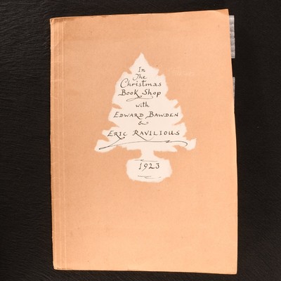 1923 The Christmas Book Shop Edward Bawden Eric Ravilious Advertisement ...