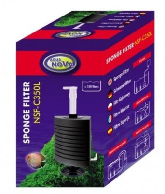 2x Aqua Nova Eck-Schwammfilter bis 350L HMF Filter Hamburger ...
