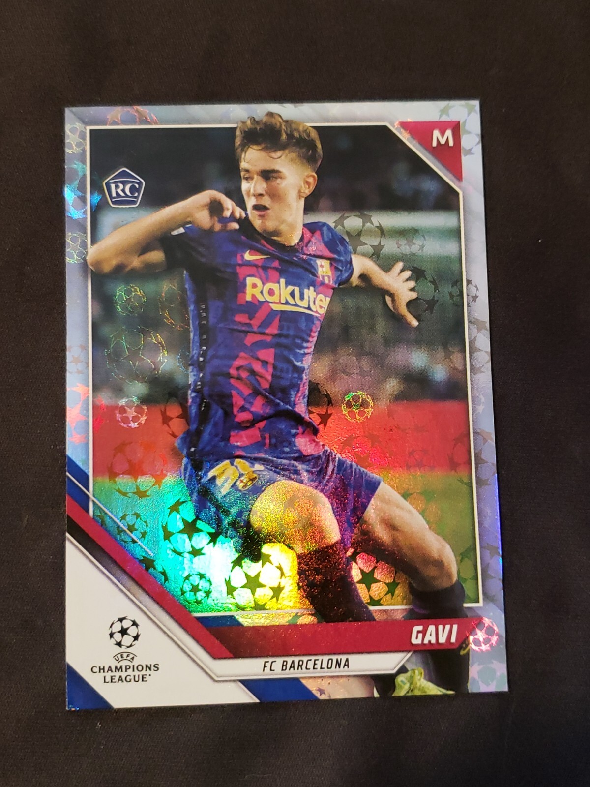 2021-22 Topps UEFA Champions League Soccer #50 Gavi Starball SP Rookie ...