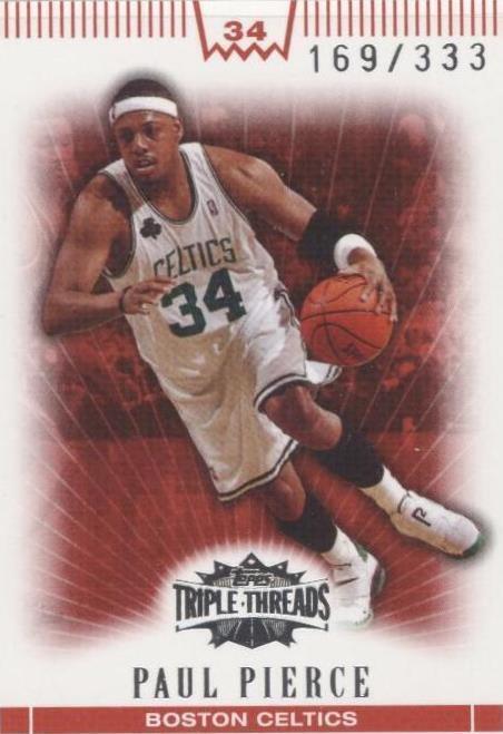 2007-08 Topps Triple Threads - Paul Pierce #34 /333 for sale online | eBay