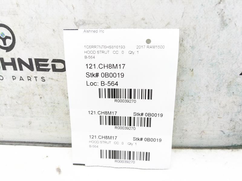 2011-2018 Ram 1500 Front Right Hood Lift Support Shock Strut 55372572AB ...