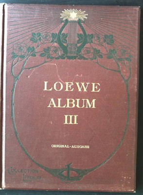 Loewe-Album. Band III Collection Litolff Benda, L. und Carl Loewe: | eBay